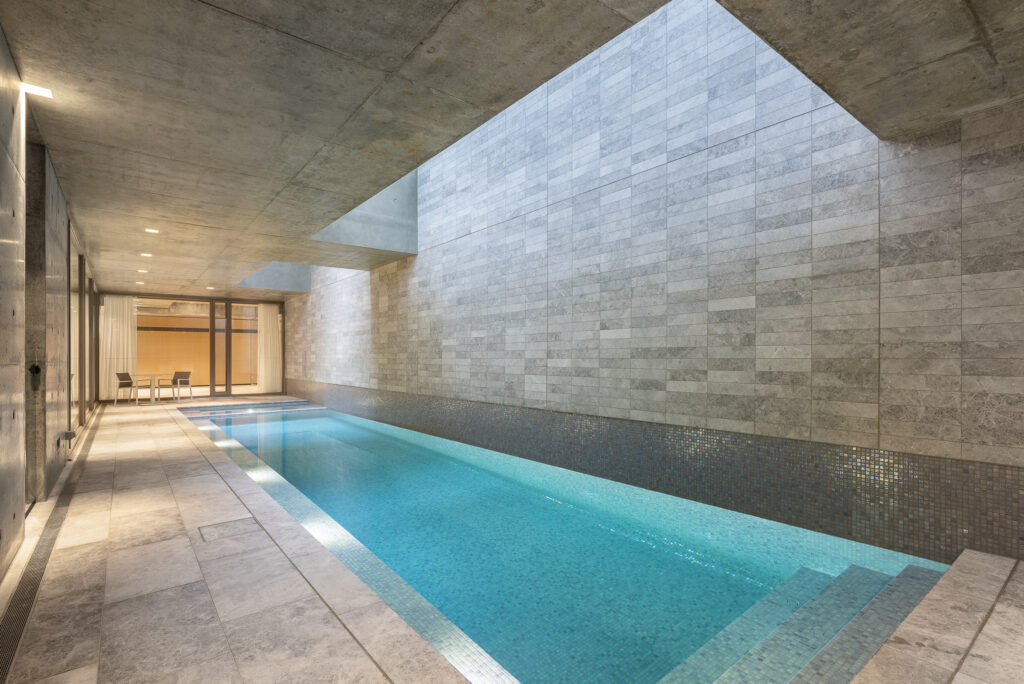 Pool 9651, Enclosed Lap Pool and Spa, Middle Park - Neptune Pools